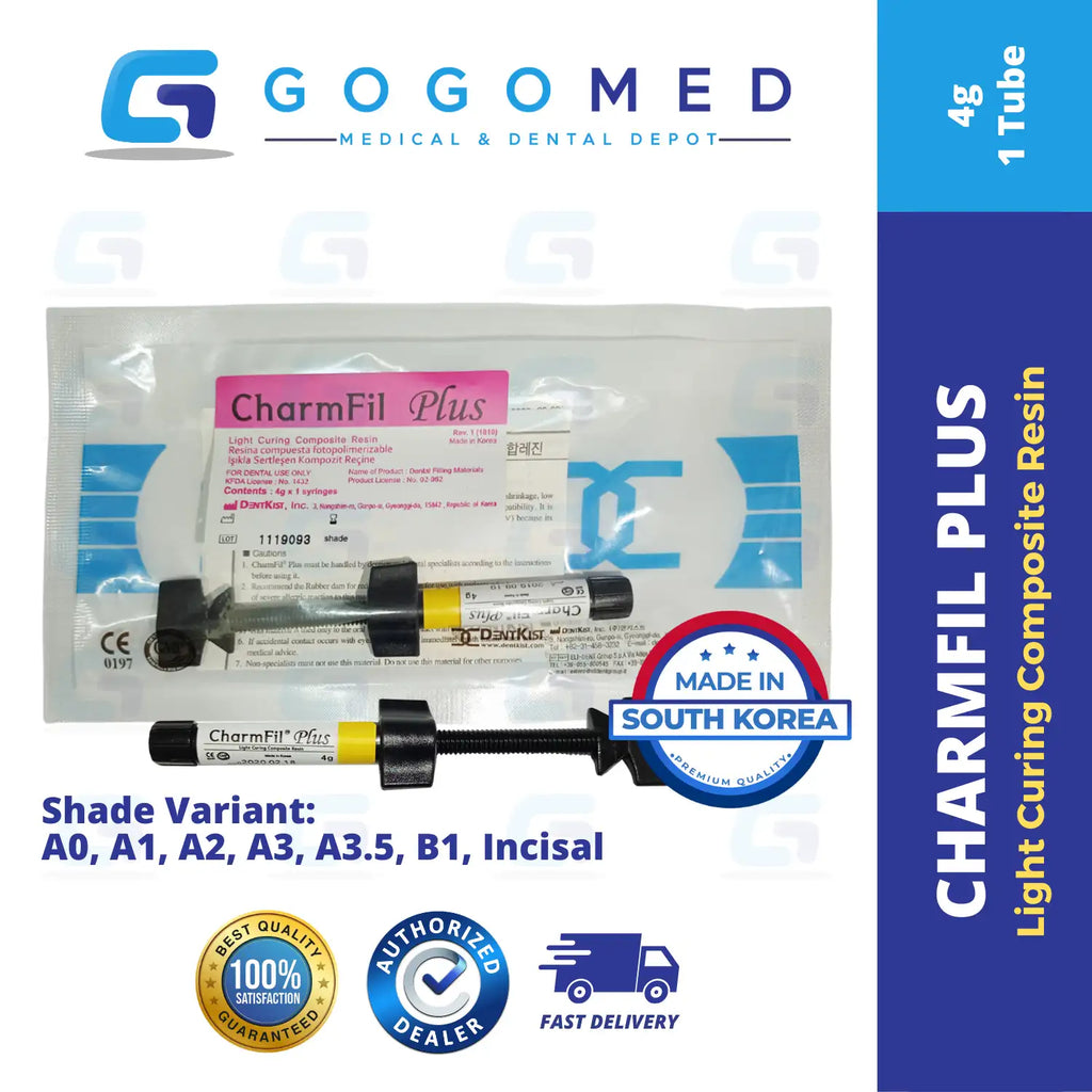 CharmFil Plus - Light Curing Composite Resin - 4g per Tube – Gogomed Supplies
