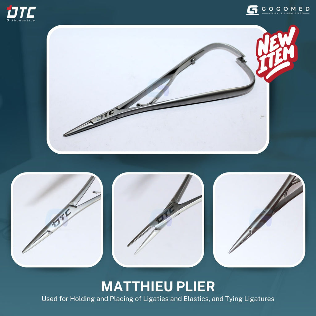Mathieu Plier Long Tip - DTC – Gogomed Supplies