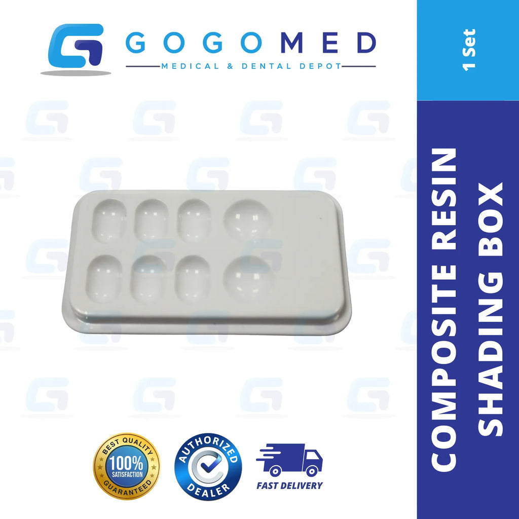 Composite Resin Shade Box – 8-Slot – Gogomed Supplies