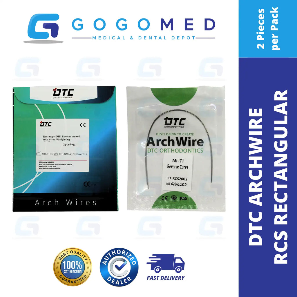 DTC USA - NiTi Reverse Curve RCS Archwire (Rectangular) – Gogomed Supplies