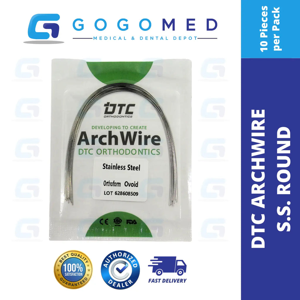 DTC USA - Stainless Steel SS Archwire (Ovoid/Round) – Gogomed Supplies