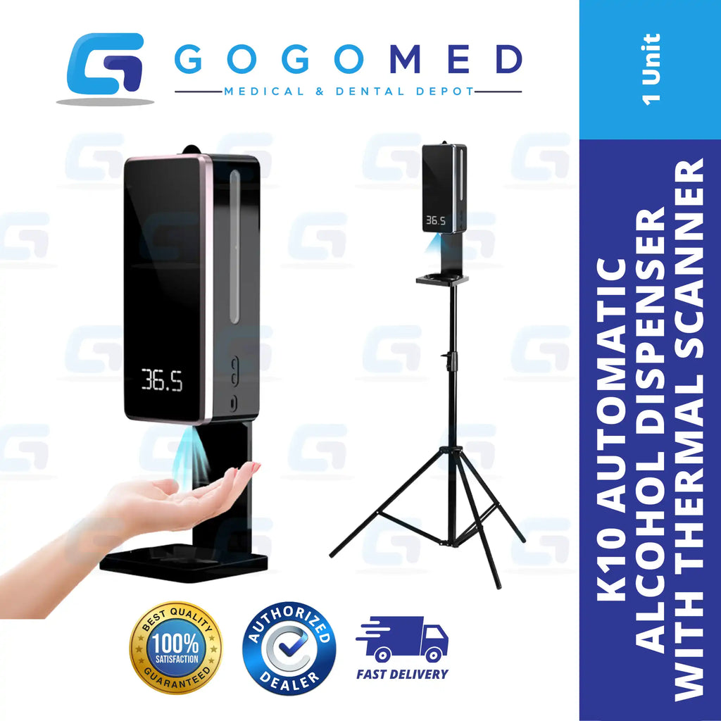 Thermal Scanner/Alcohol Dispenser (with Tripod) – Gogomed Supplies