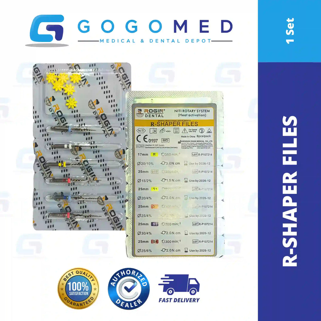 R-Shaper Files 6pcs Assorted Engine Use Niti Size 17mm (ROTARY FILES ...