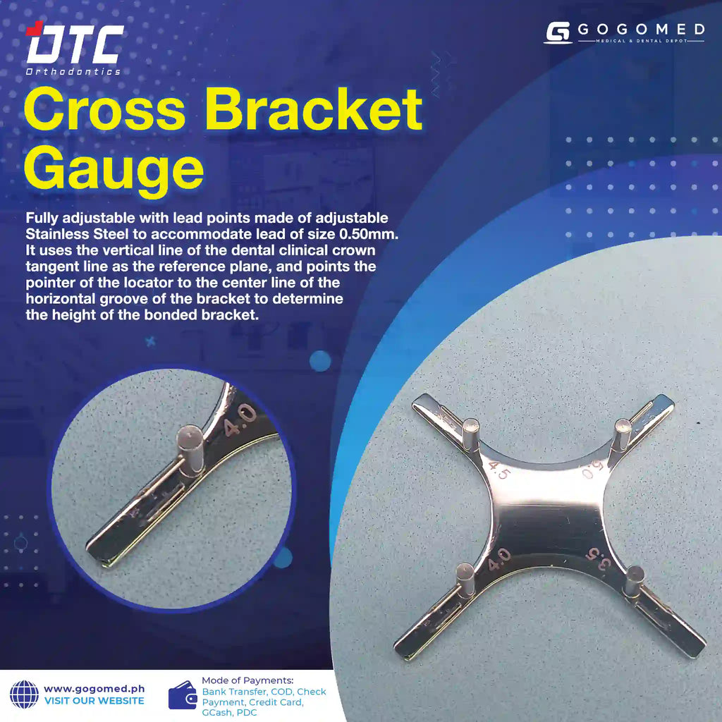 US Cross Bracket Gauge 3.5mm-5.0mm DTC – Gogomed Supplies