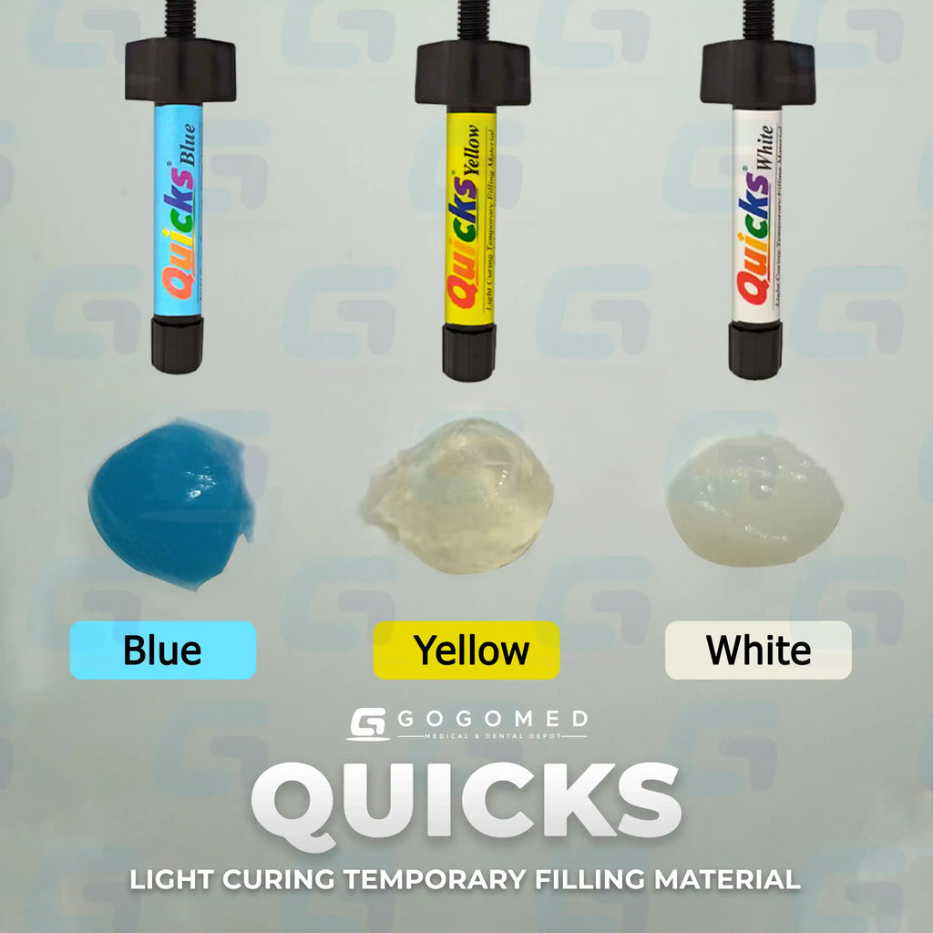 Quicks - Light Curing Temporary Filling Material (Packable) - 3g per T ...