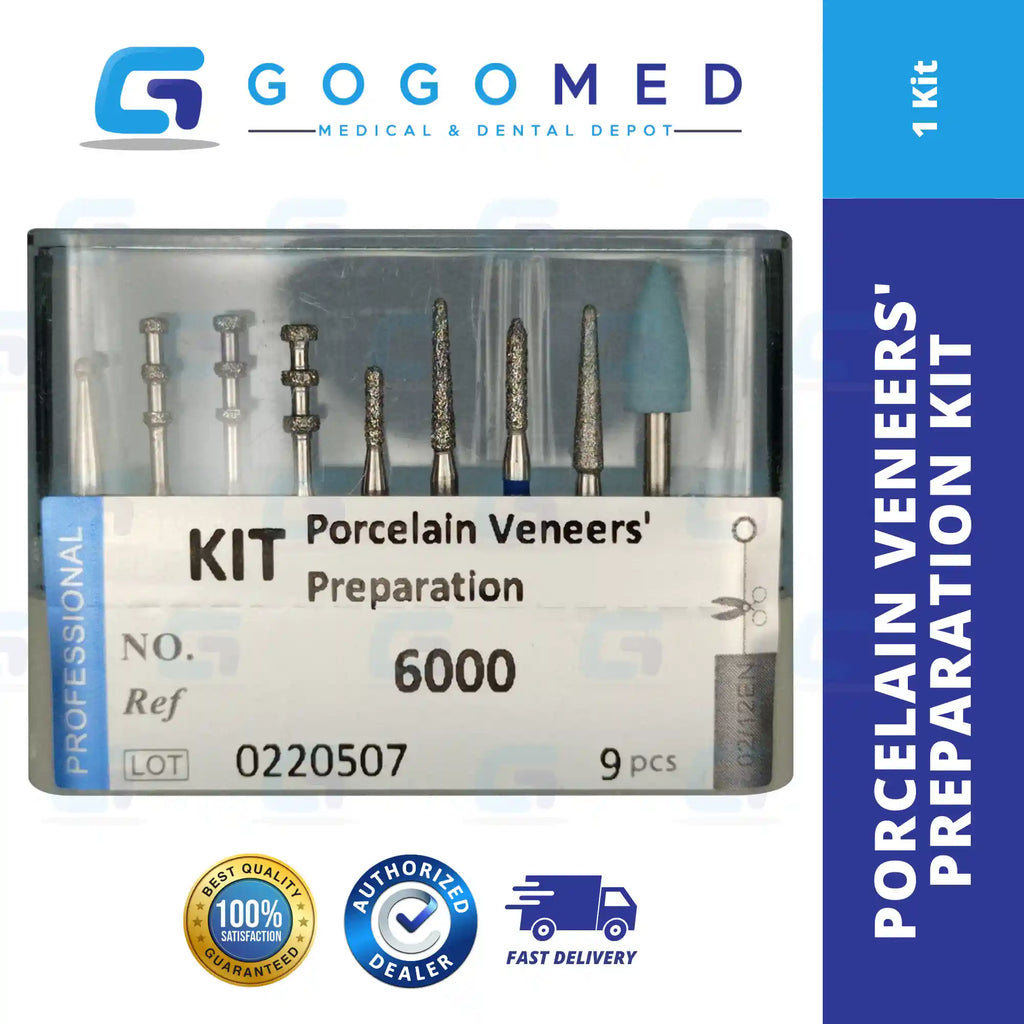 Porcelain Veneers Preparation Burs - 1 Set – Gogomed Supplies