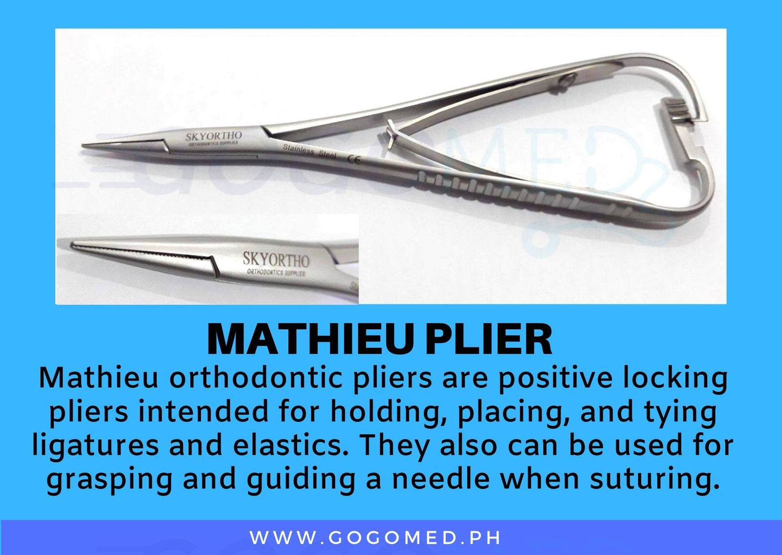 Mathieu Plier Long Tip - SkyOrtho – Gogomed Supplies