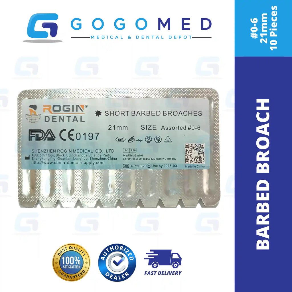 Barbed Broach 10 pcs / pack – Gogomed Supplies