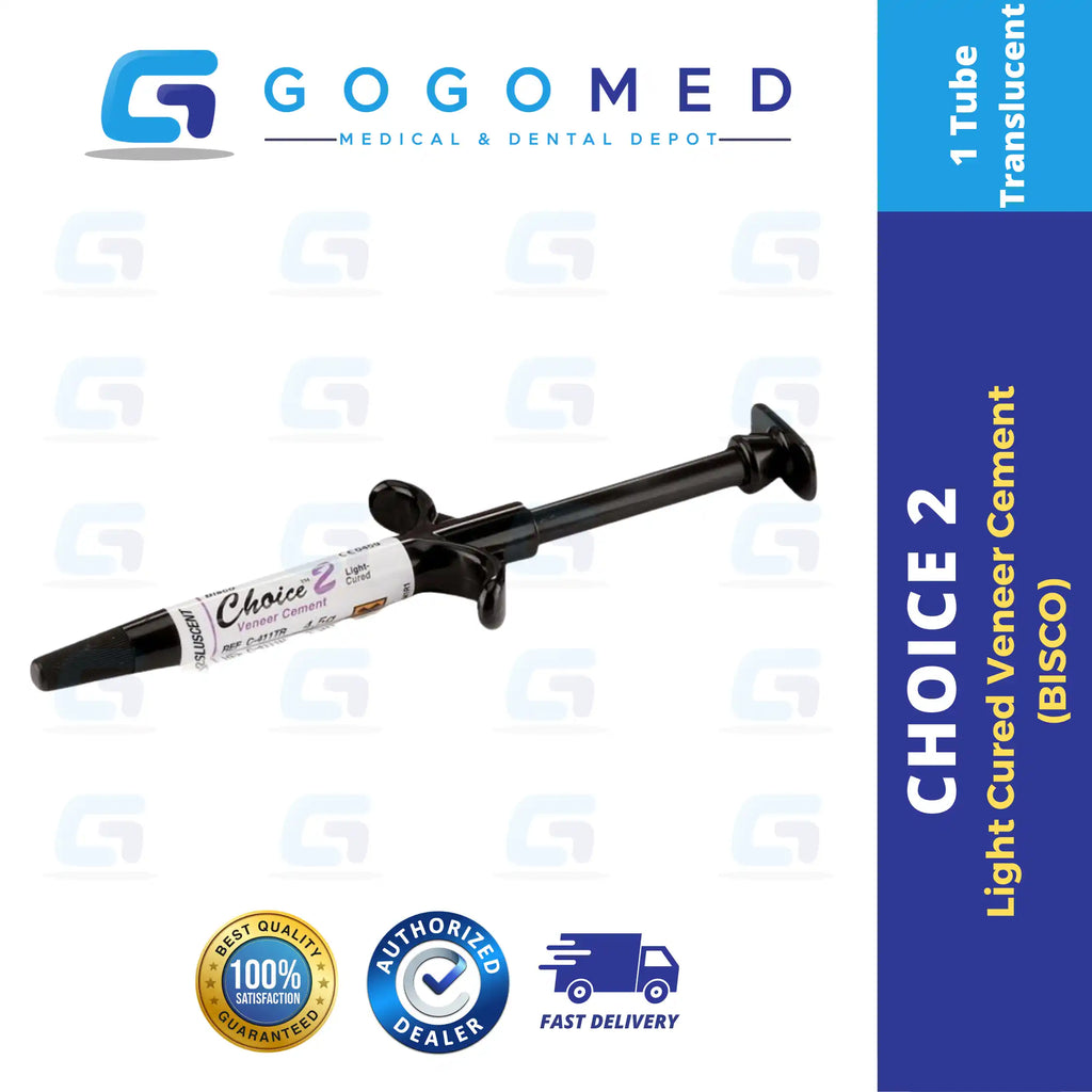 Choice 2 Light-Cured Veneer Cement (Bisco) 4.5g – Gogomed Supplies