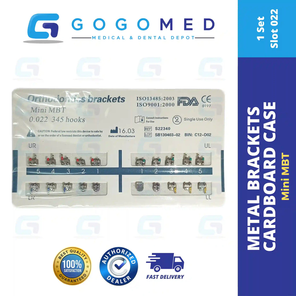 Metallic Brackets MBT (Cardboard Case) – Gogomed Supplies